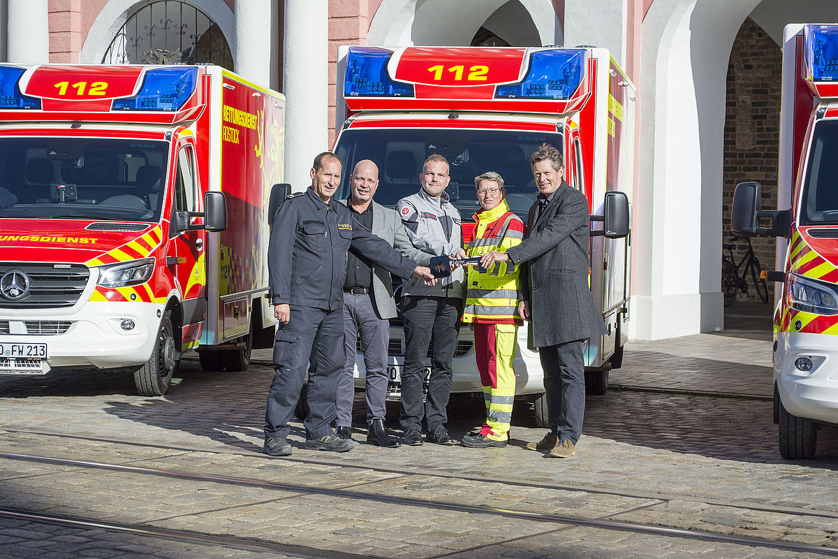 Ein neuer RTW für die DRK-Rettungswache in Warnemünde - DRK Kreisverband Rostock e.V.